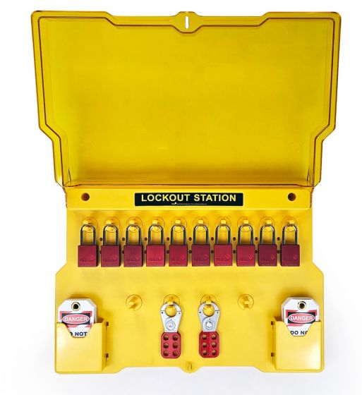 10 Lock Covered Lockout Station | Reece Safety