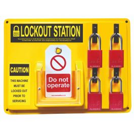 4 padlock Lockout Station | Reece Safety