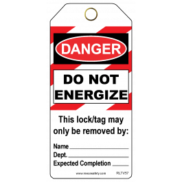 DO NOT ENERGIZE Contractor Tags (25/pk) | Reece Safety