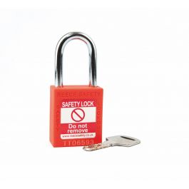 ORANGE Steel Shackle safety padlock keyed differently | Reece Safety