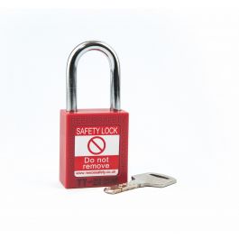 RED Steel Shackle safety padlock keyed differently | Reece Safety