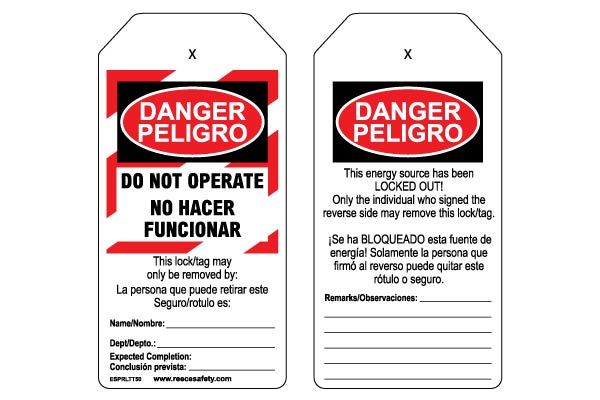 Peligro - No Hacer Funcionar (Pack of 10) | Reece Safety