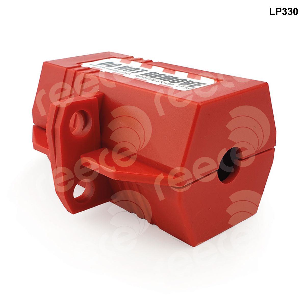 Plug Lockout, Small, Red, 50mm x 50mm x 90mm | Reece Safety