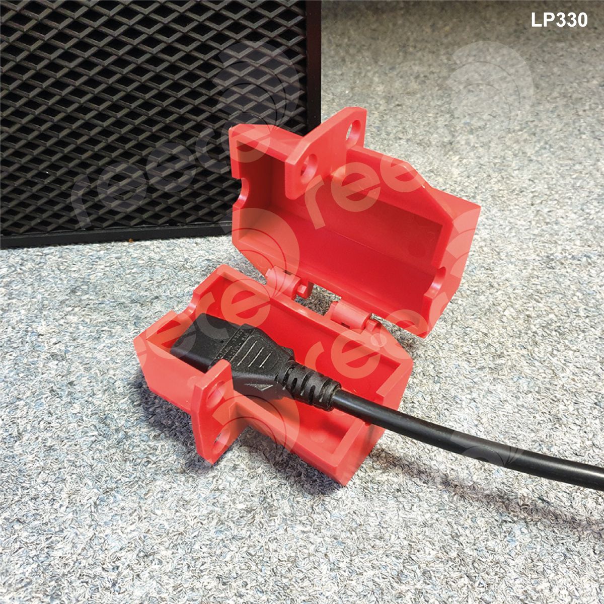Plug Lockout, Small, Red, 50mm x 50mm x 90mm | Reece Safety
