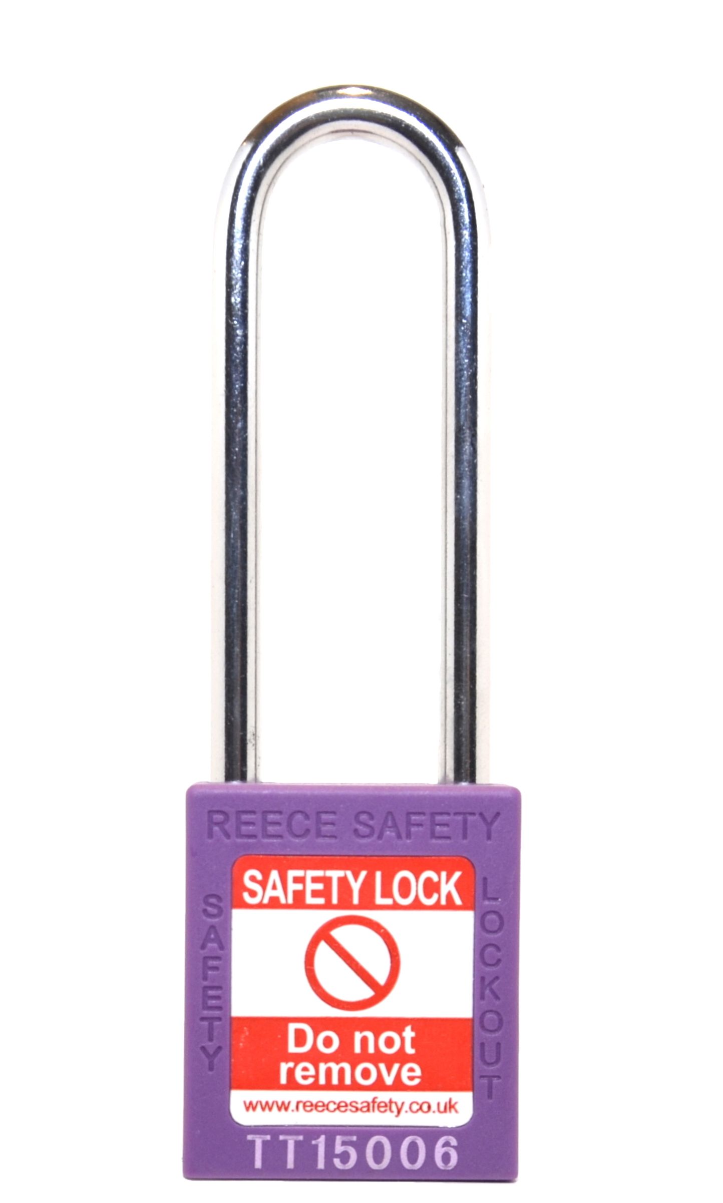 PURPLE Steel Shackle safety padlock keyed differently | Reece Safety